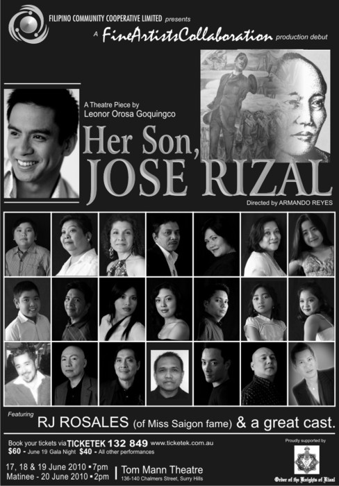 Her Son, Jose Rizal (Gala performance) | Words by Kat